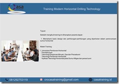 TRAINING MODERN HORIZONTAL DRILLING TECHNOLOGY