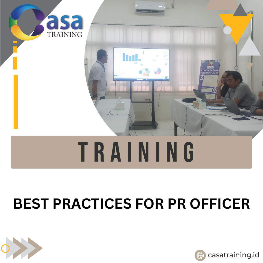 TRAINING BEST PRACTICES FOR PR OFFICER